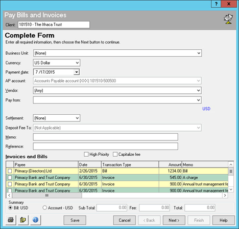 Invoicing 5: Review and pay invoices – Primacy customer support